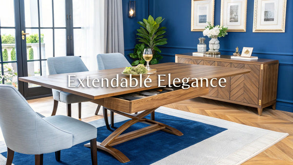 Extendable Dining Table Wood: Luxury Styles & Smart Sizing – DLB Furniture
