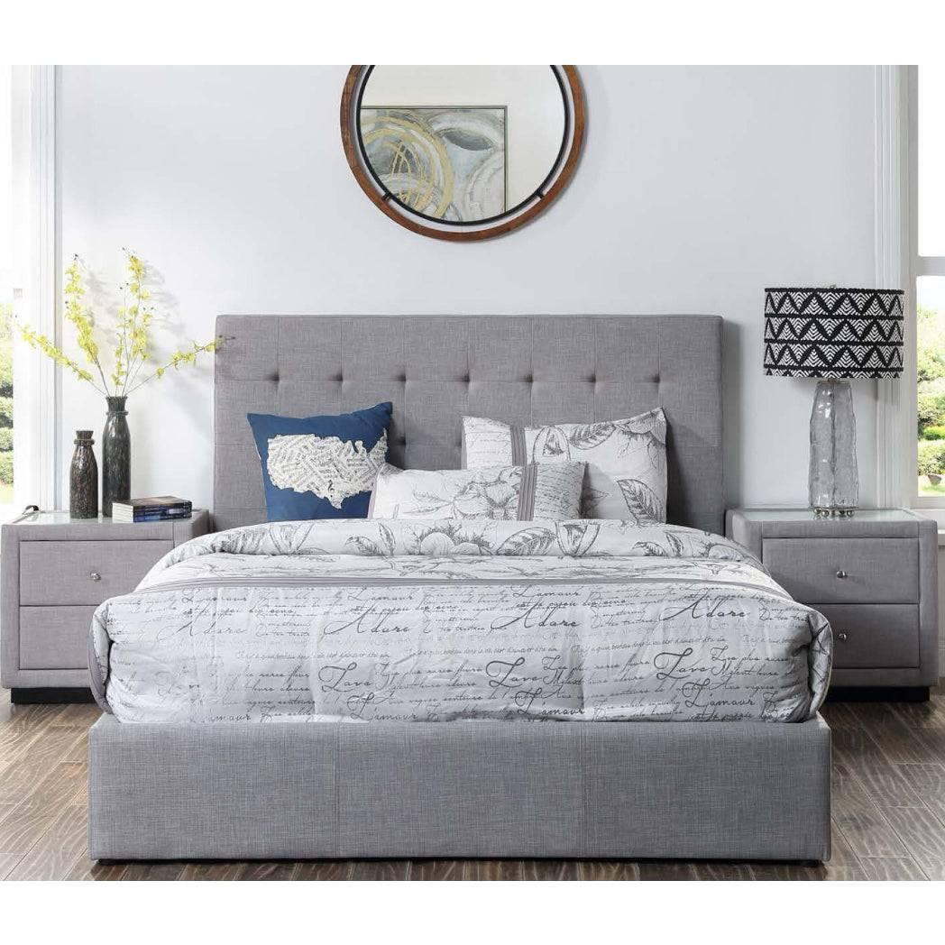 Brooklyn Fabric Bed Frame King | DLB Furniture